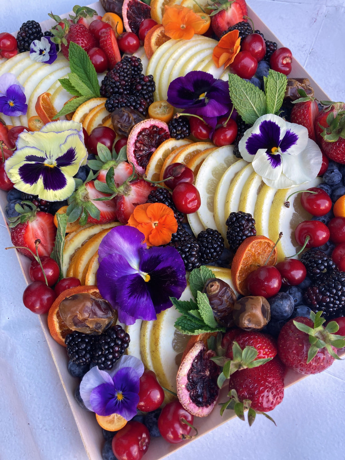 Farmers Market Fruit Board– Domaine SF